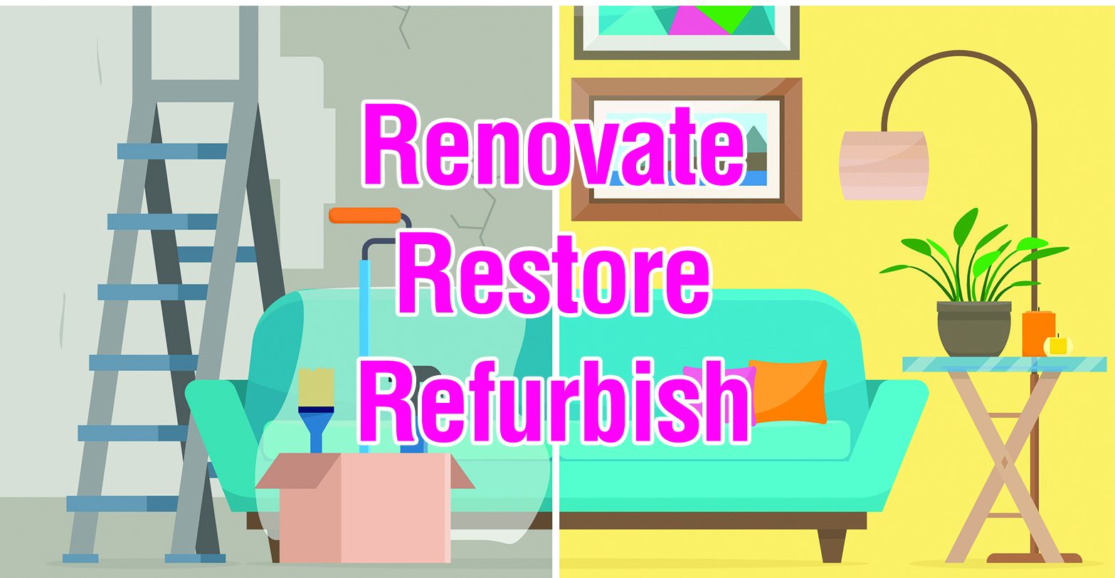 Home Improvement - Renovate, Restore, Refurbish - PinkPlayMags
